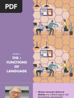Halliday's Functions of Language | PDF | Semantics | Communication