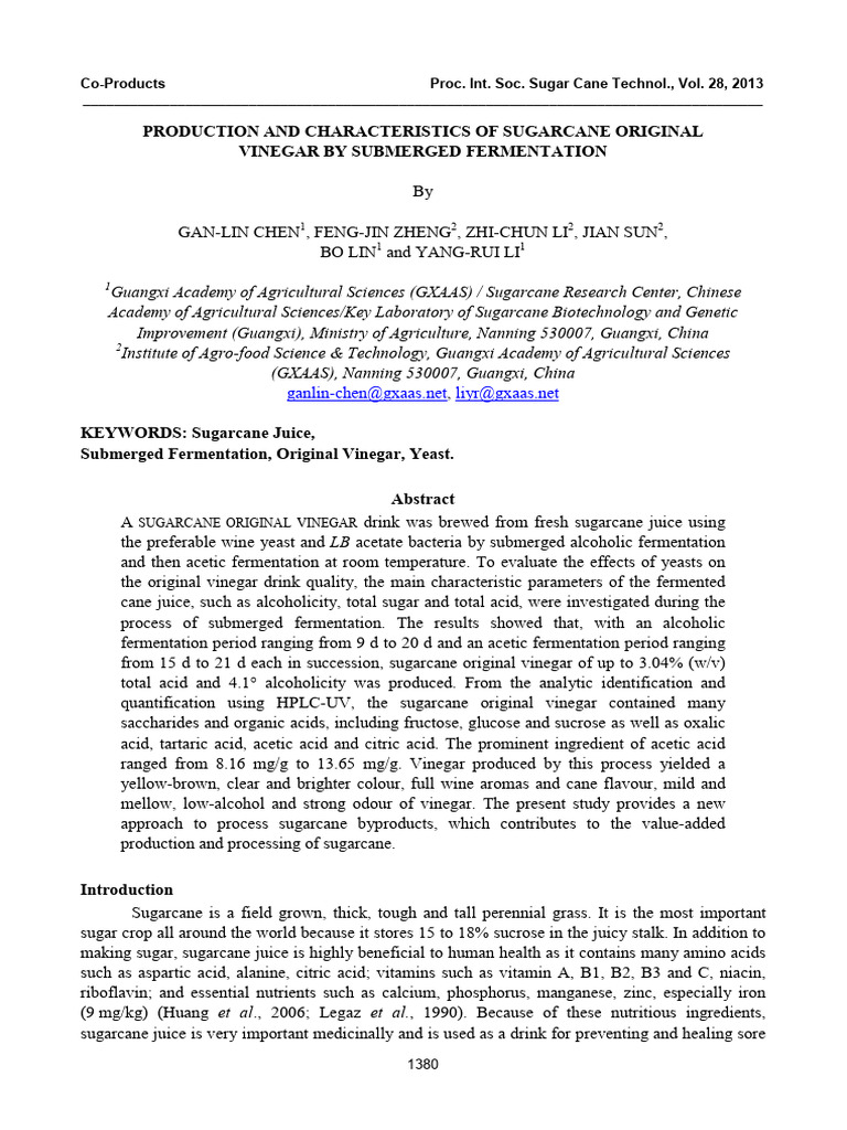 2019 Null | PDF | Vinegar | Sucrose