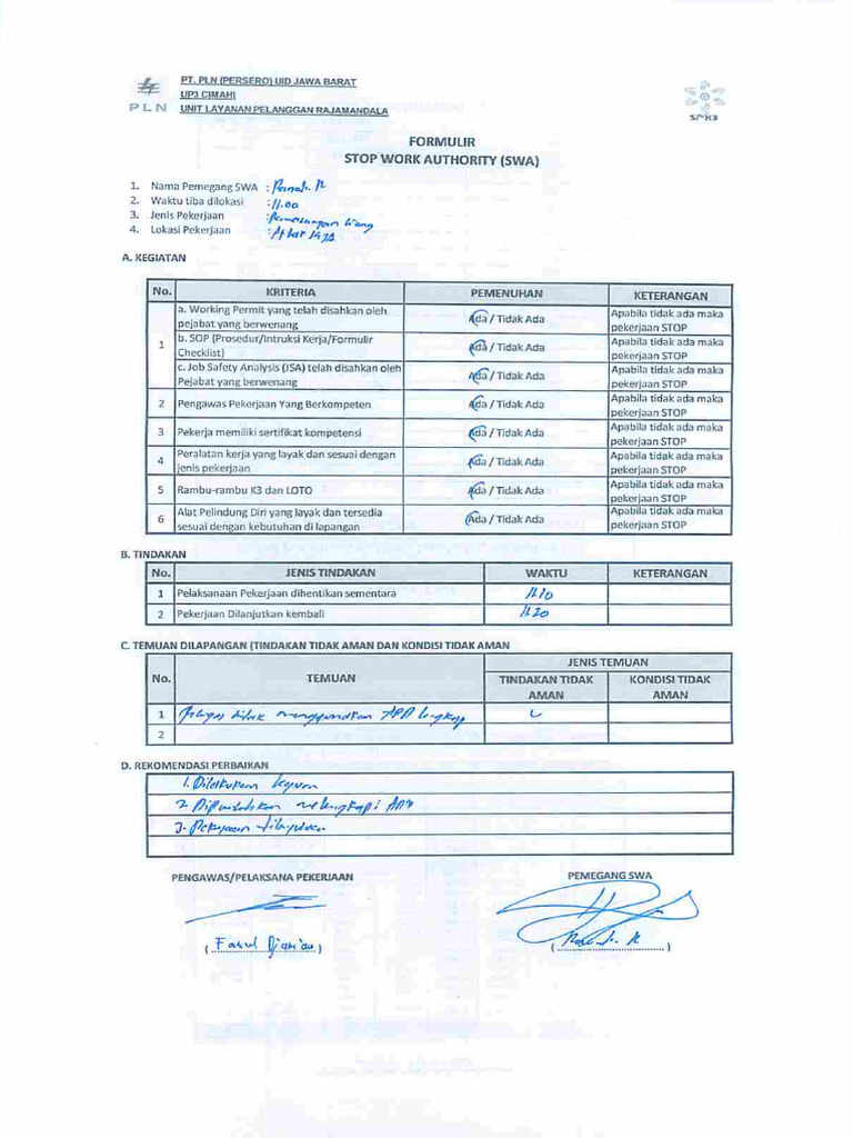 FORM SWA XXXXXXXXXX | PDF