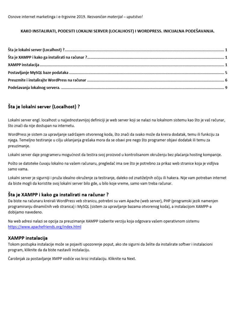 TUTORIAL-sta Je XAMPP | PDF