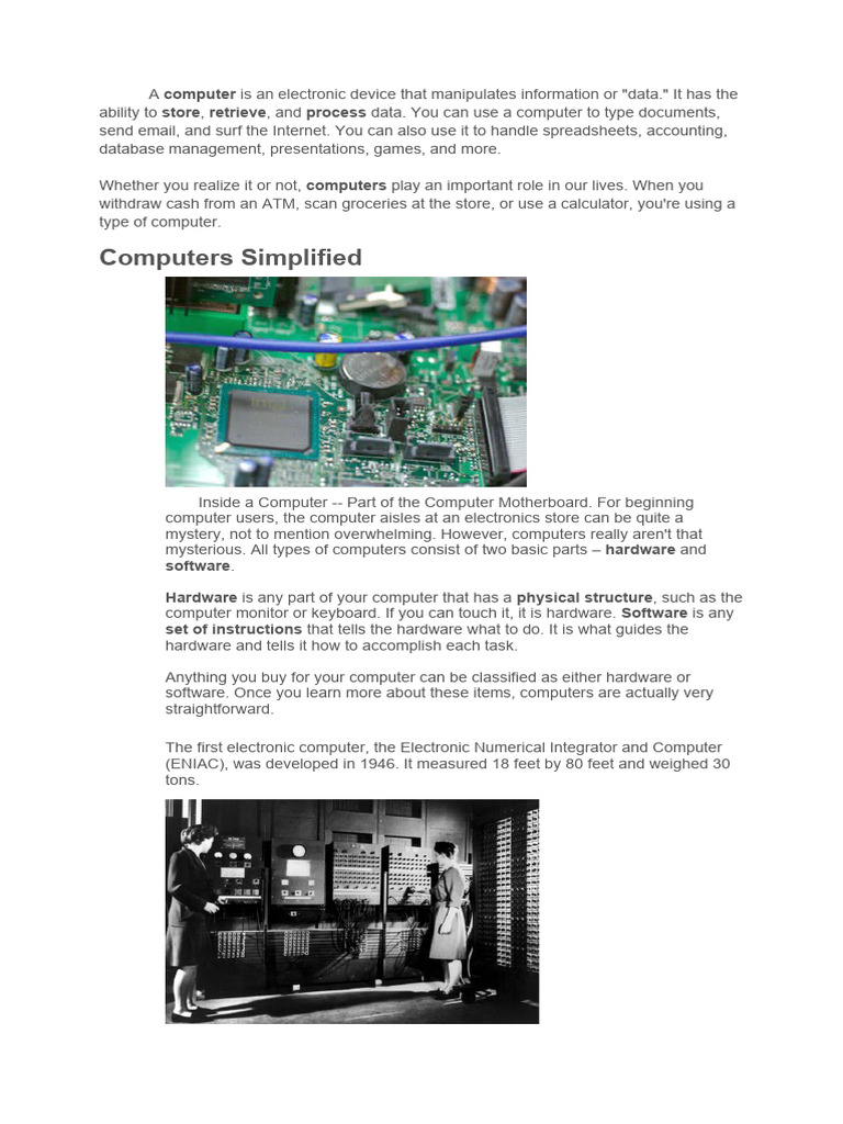 Intro. To Computer | PDF | Operating System | Linux