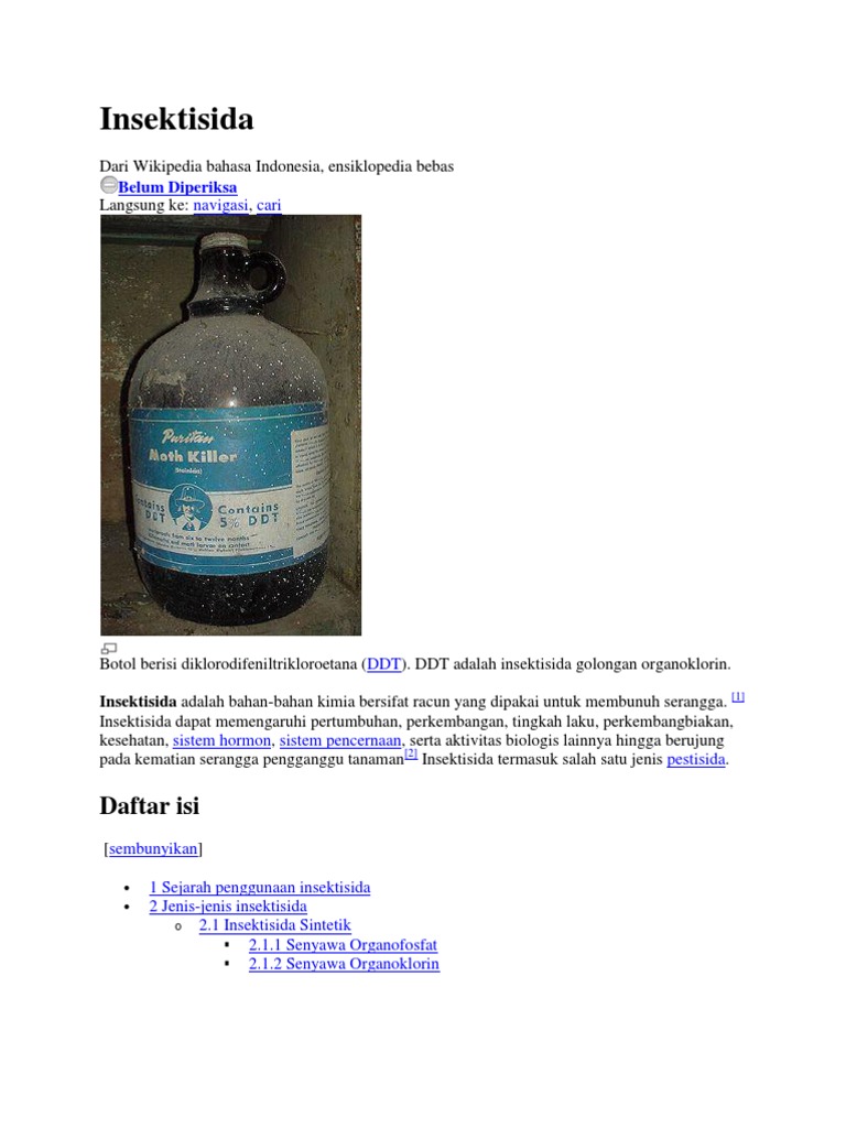 Insektisida | PDF