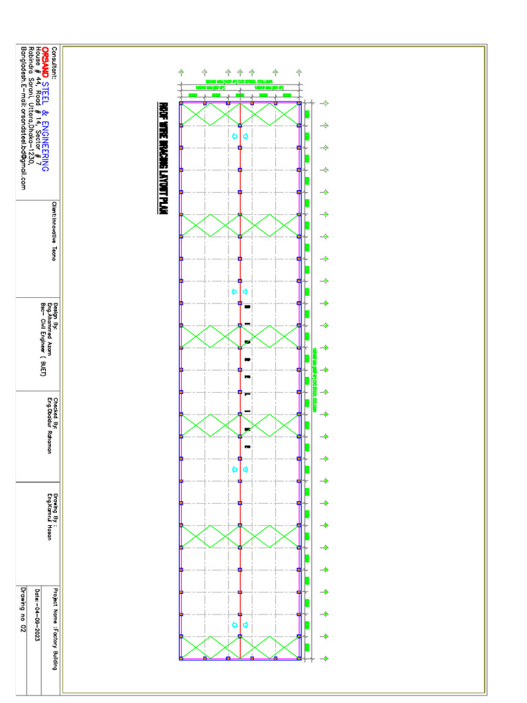 Wire Bracing Layout Plan | PDF