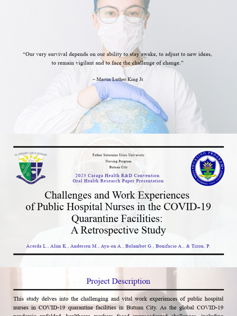 Challenges and Work Experiences of Public Hospital Nurses in The COVID ...