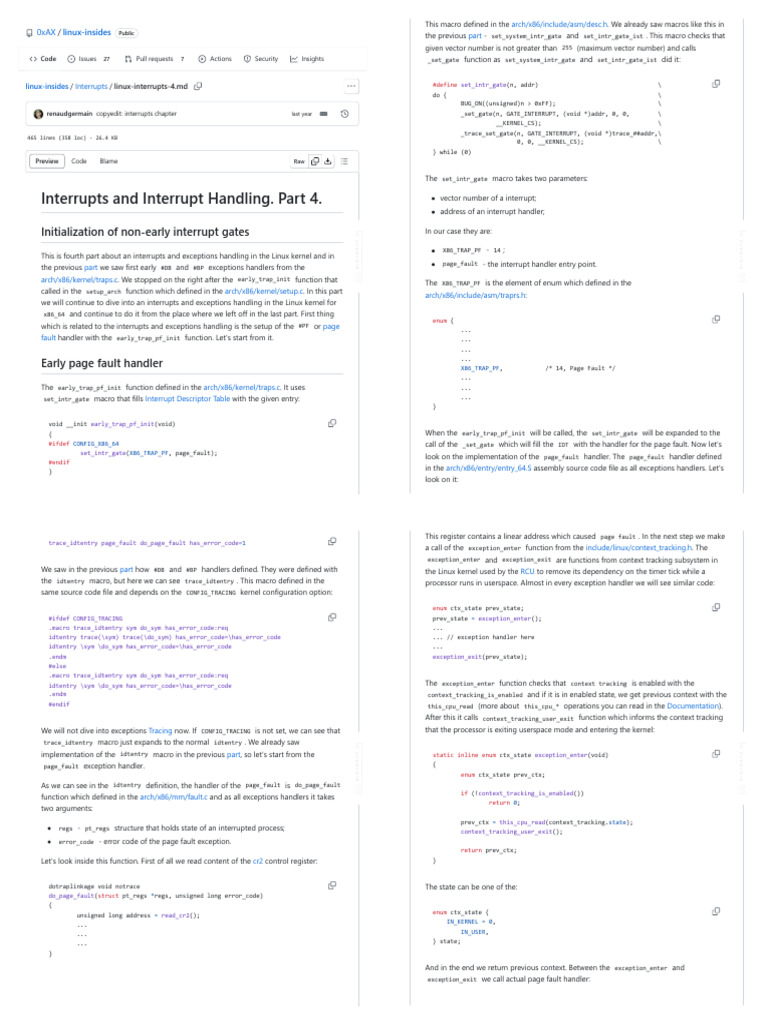 Linux-Insides Interrupts Linux-Interrupts Part 4 | PDF | Computer ... Linux-Insides Interrupts Linux-Interrupts Part 4 | PDF | Computer ...
