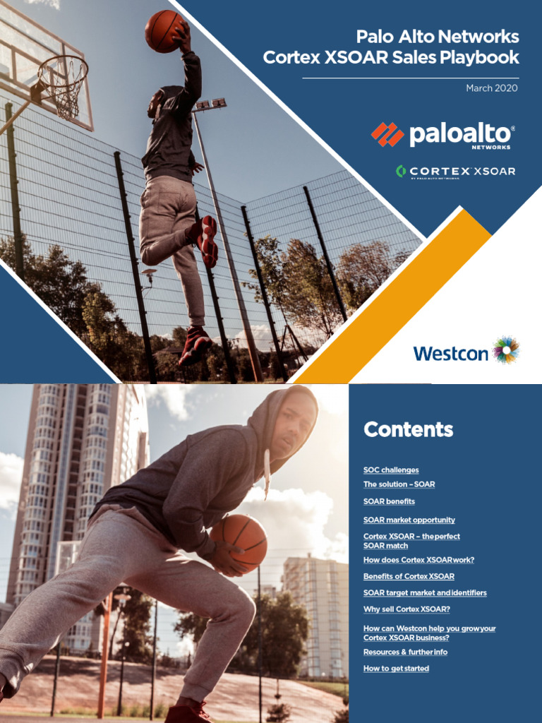 Palo Alto Networks Cortex XSOAR Sales Playbook EN | PDF | Automation | Sales