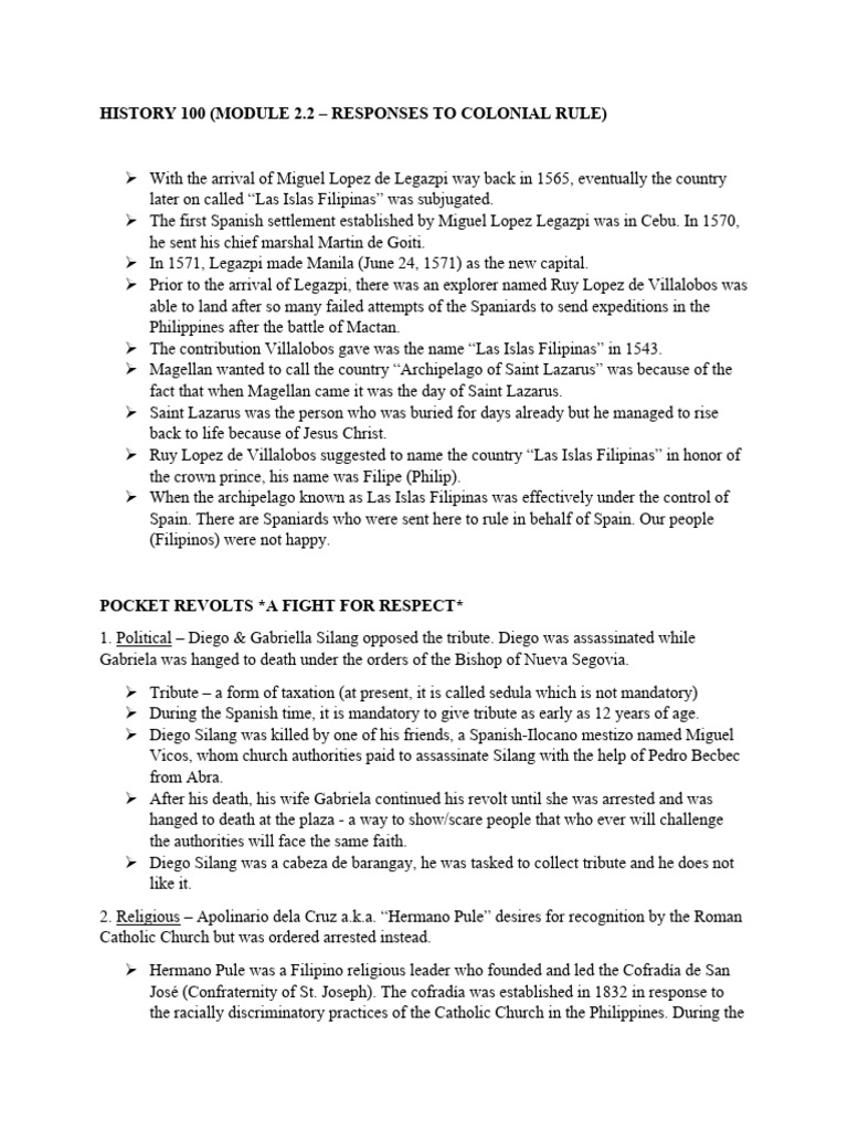 History (Module 2.2) | PDF | Spanish Empire | Philippines