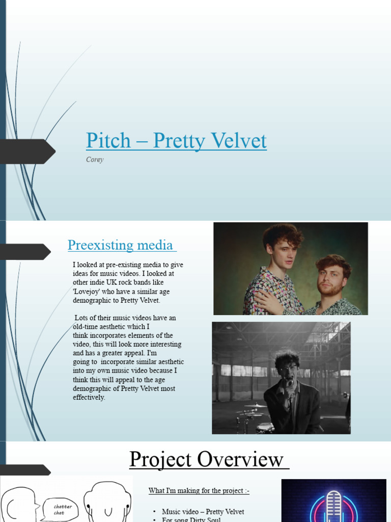 Pitch - Pretty Velvet: Corey | PDF | Target Audience | Rock Music