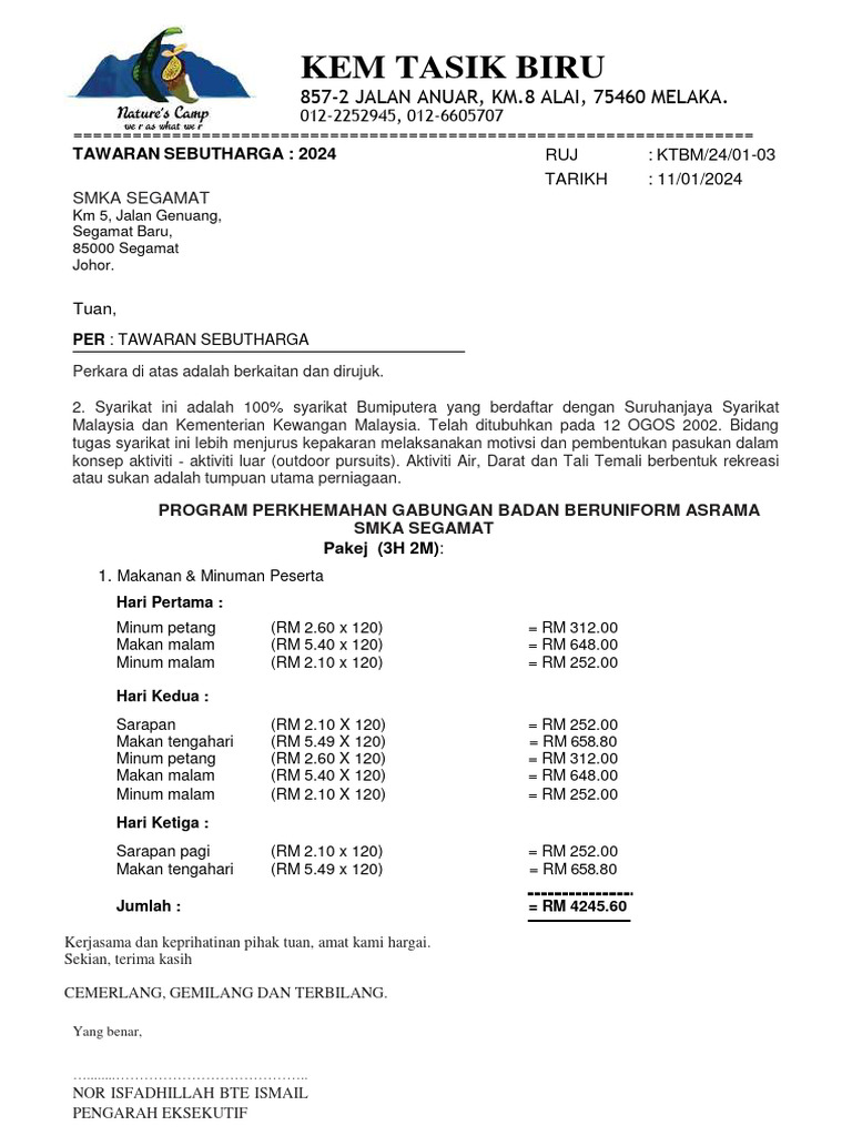 Smka Segamat 2024 | PDF