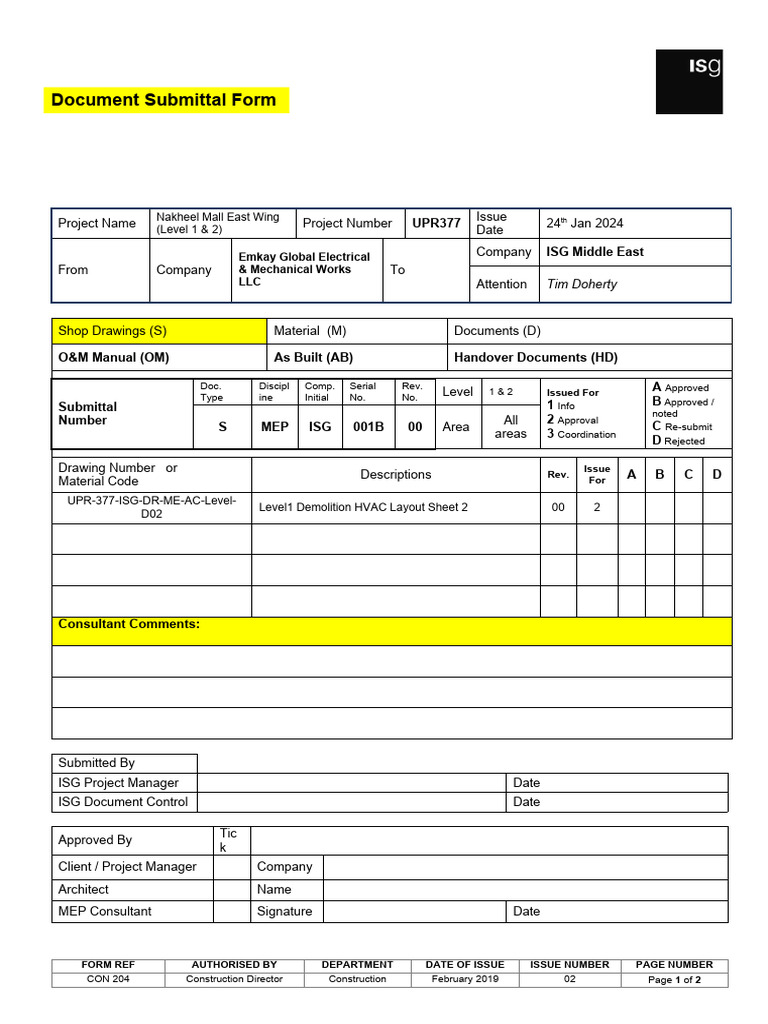 Upr 377 Isg DR Me Ac Lo1 d02 Level1 Demolition Hvac Layout Sheet 2 ...