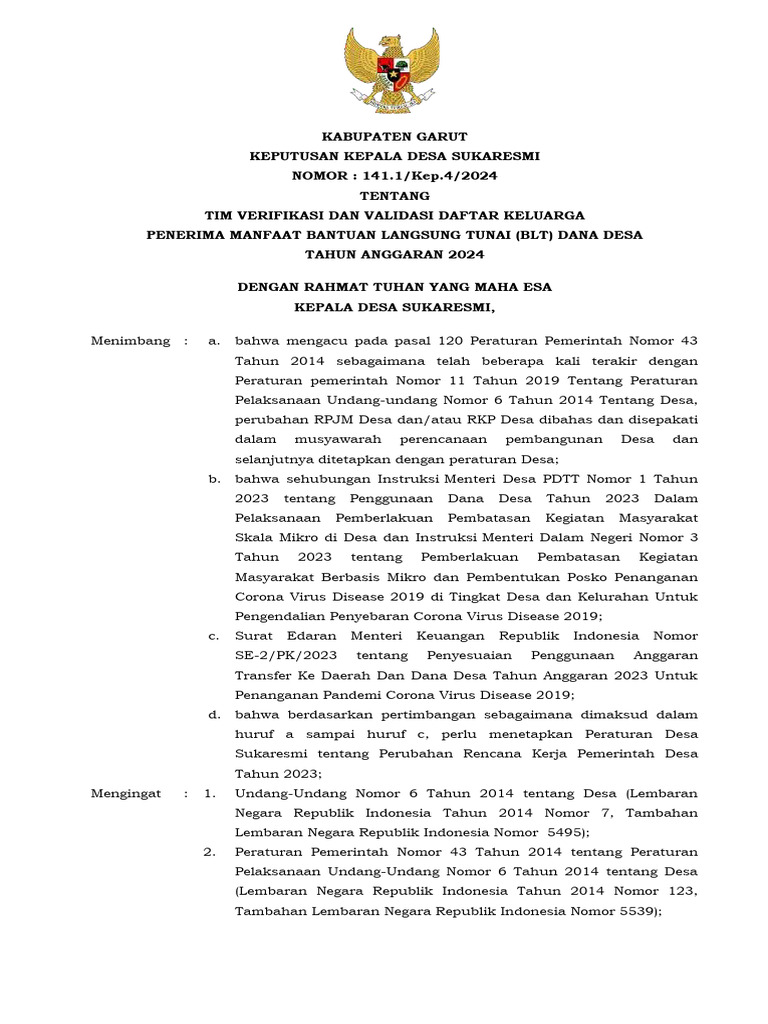 SK Tim Verval KPM BLT 2022 | PDF