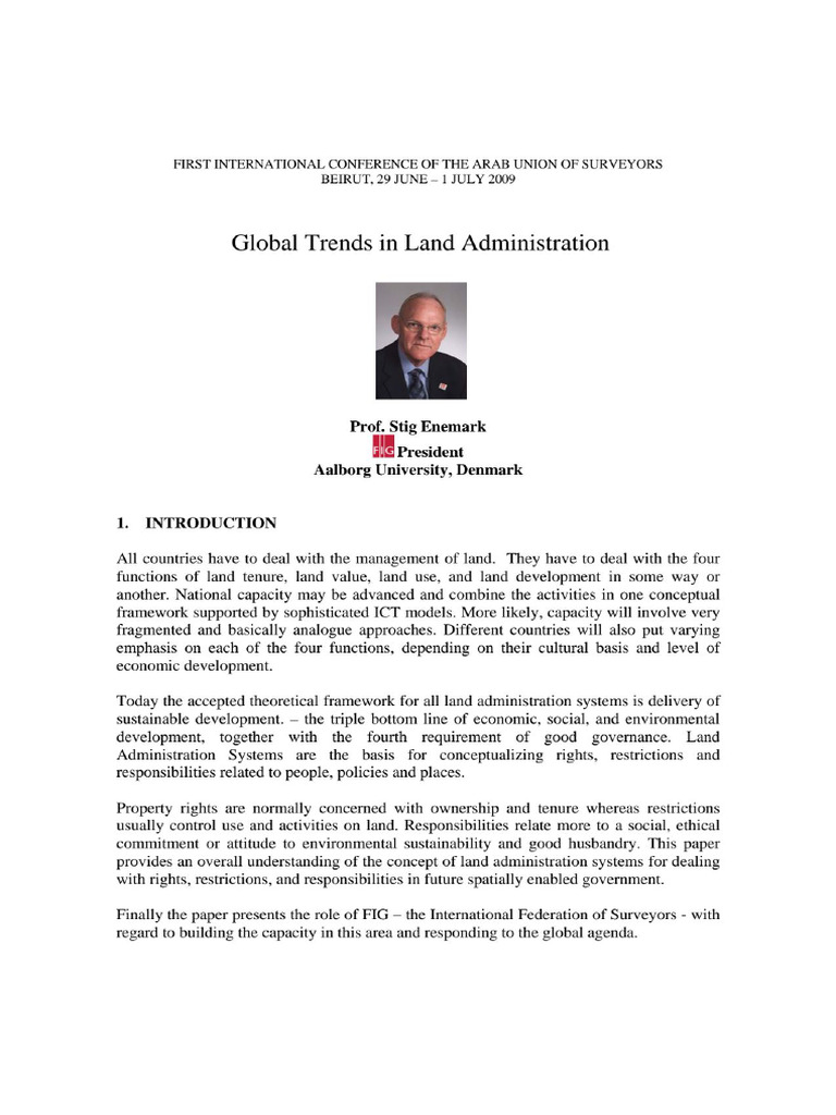 Land Administration... | PDF