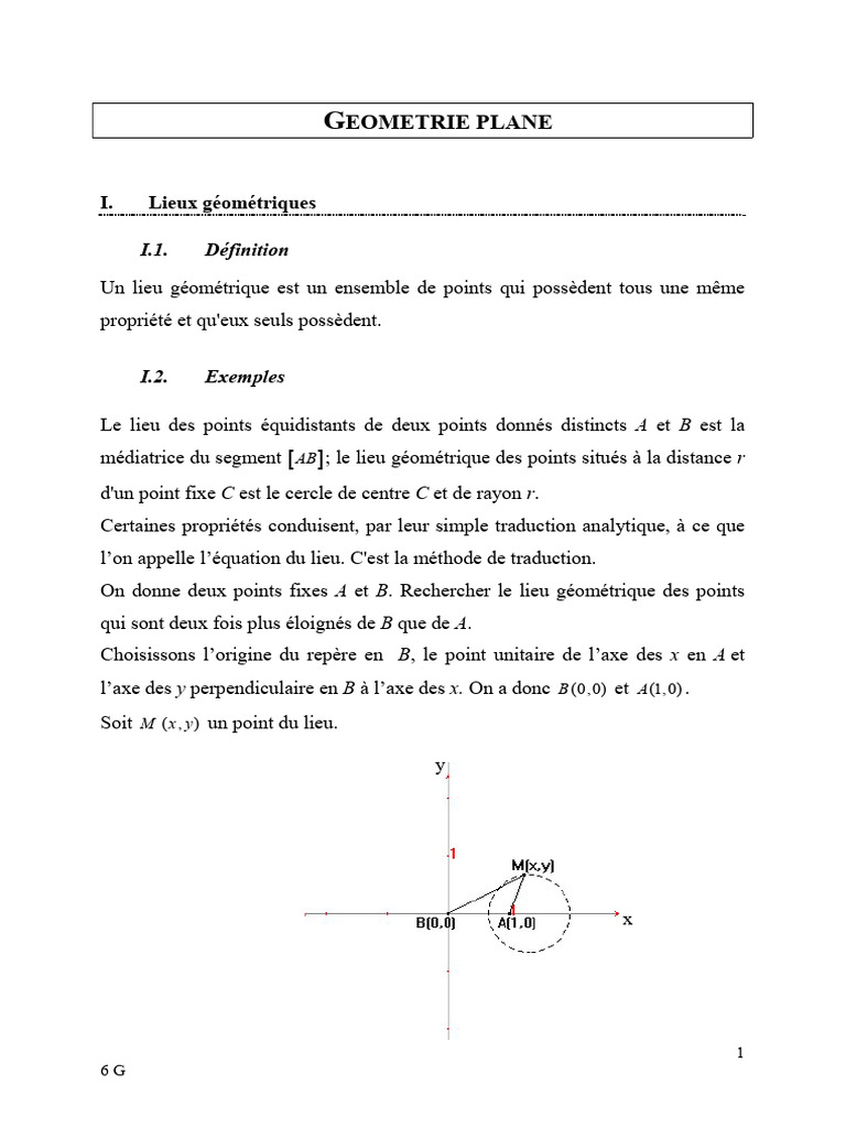 Coniques | PDF