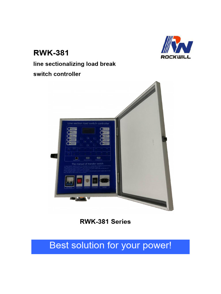 RWK-381-Controller Manual For LBS | PDF | Mains Electricity ...