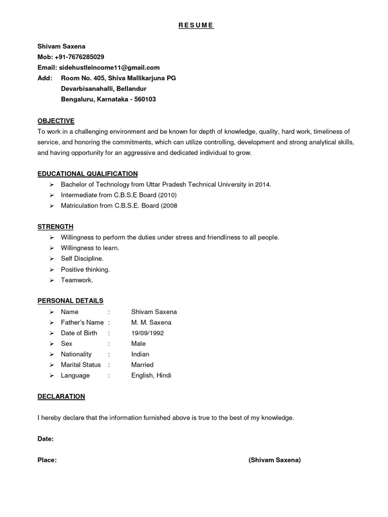 Shivam Saxena Updated Resume | PDF Shivam Saxena Updated Resume | PDF