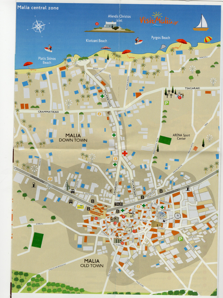 Malia Map | PDF