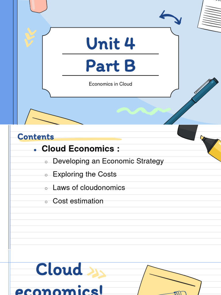 Unit4 Cloud Economics | PDF | Cloud Computing | Economics Unit4 Cloud Economics | PDF | Cloud Computing | Economics