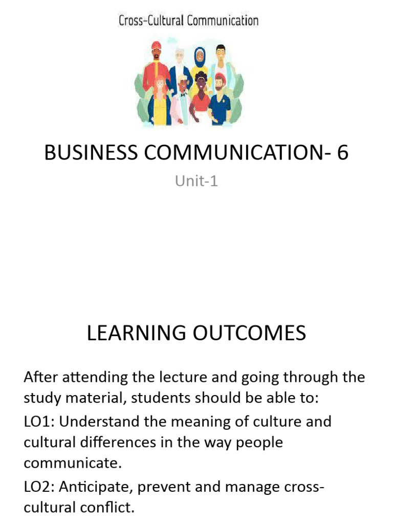 Understanding Cross-Cultural Communication | PDF | Cross Cultural ...