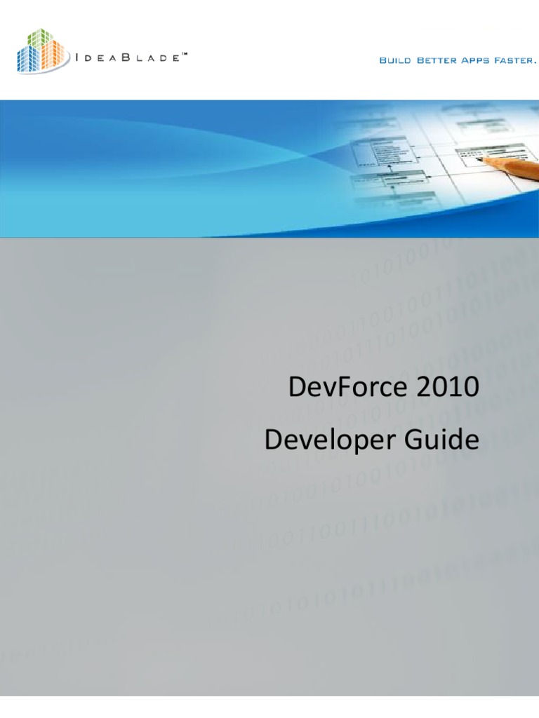 Dev Force 2010 Developers Guide | PDF | Entity Framework | Conceptual Model