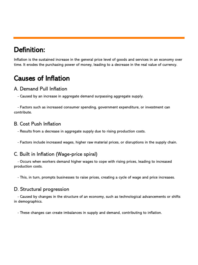 u5- Inflation, Business Cycle & Profit Theories | PDF | Recession ...