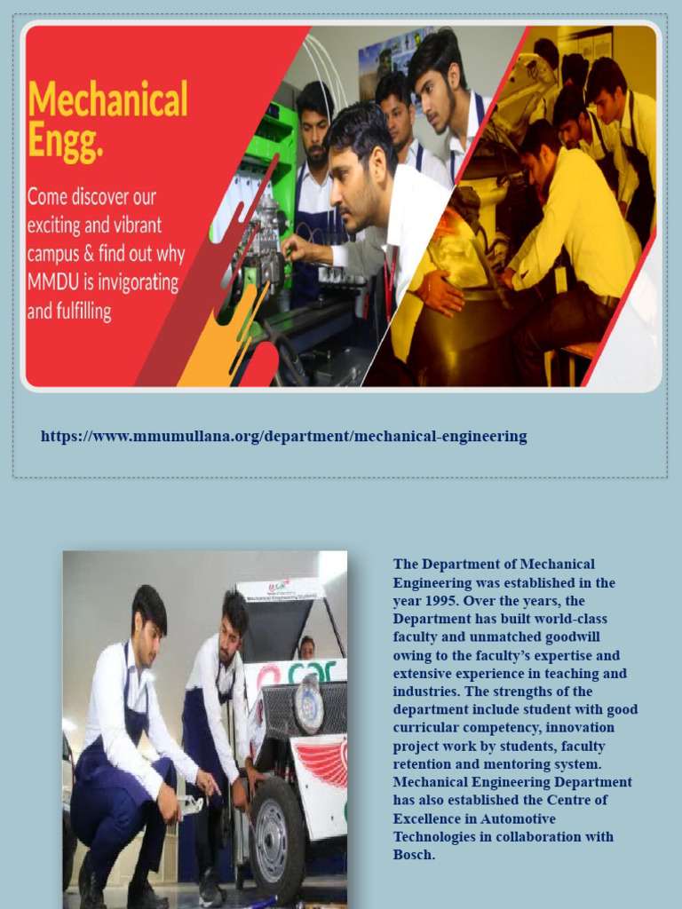Mechanical Engineering | PDF