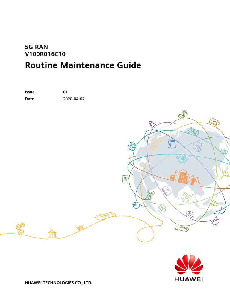5G RAN Routine Maintenance Guide (V100R016C10 - 01) (PDF) - en | PDF