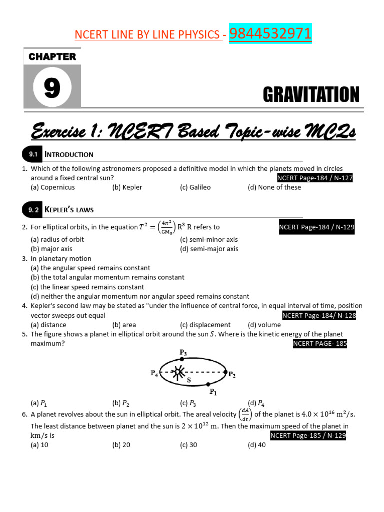 Gravitation | PDF | Orbit | Gravity