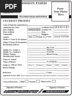 Admission Register Extract Template | PDF