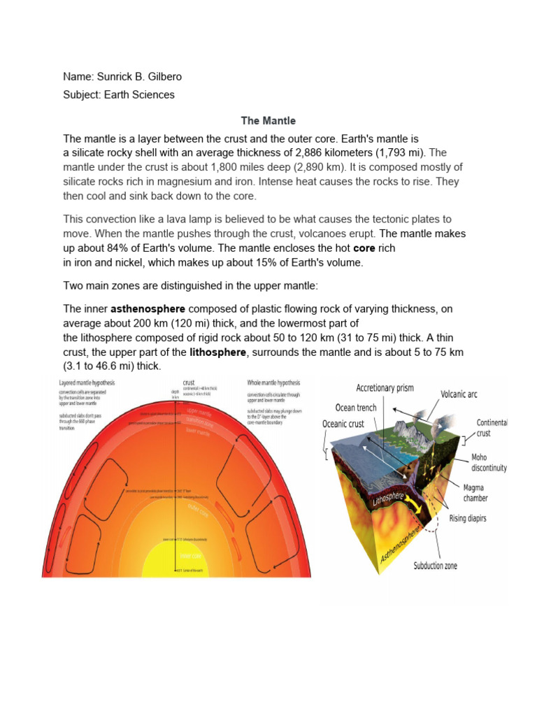 Mantle 1 | PDF | Applied And Interdisciplinary Physics | Nature