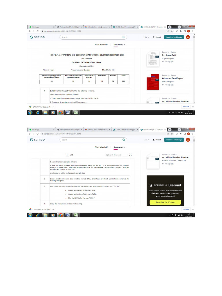 Ccs341-Lab Question Set | PDF