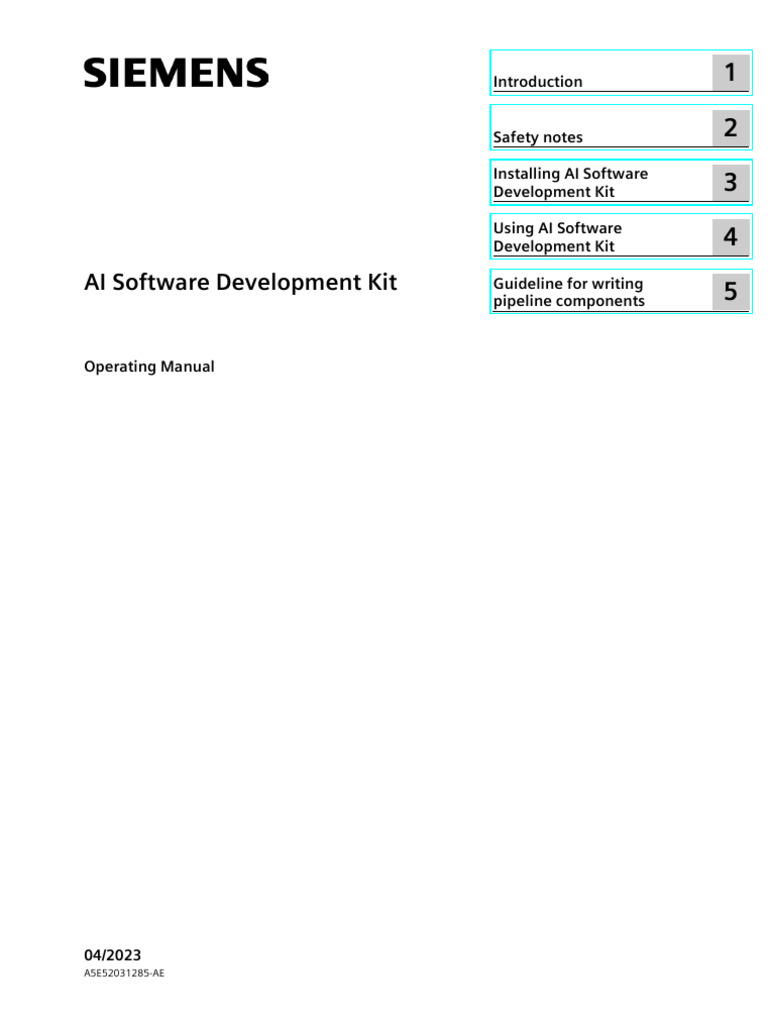 AI Software Development Kit User Manual v1.4.1 | PDF | Proxy Server | Cloud Computing