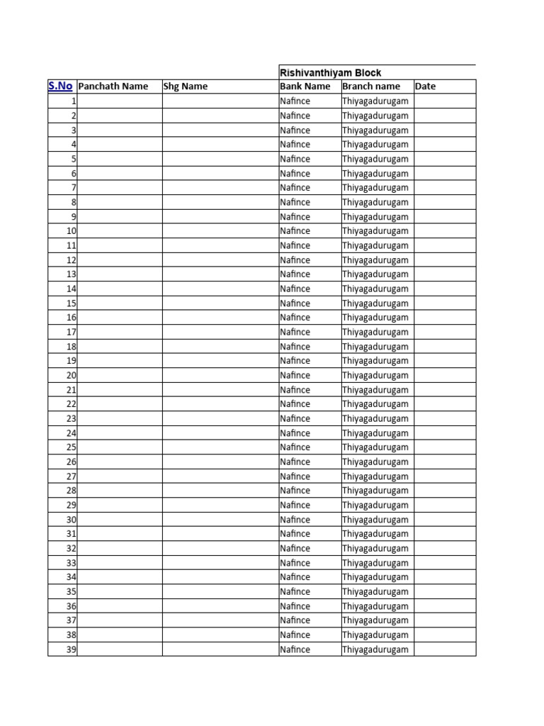 Untitled Spreadsheet | PDF