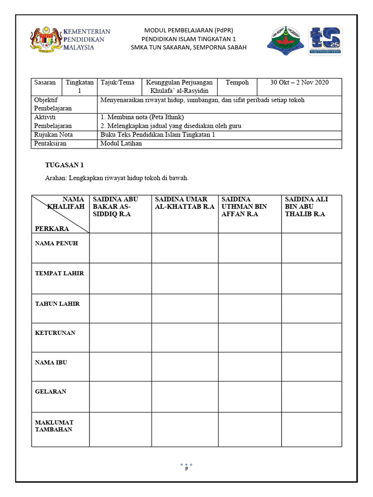 Modul PDPR PI T1 | PDF