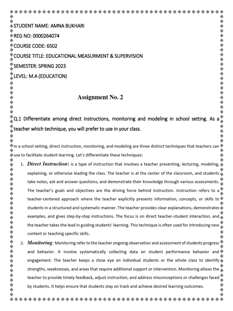 6502 2 PDF | Download Free PDF | Teachers | Educational Assessment