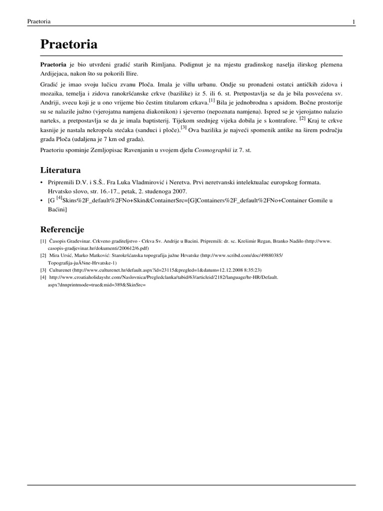 Praetoria | PDF