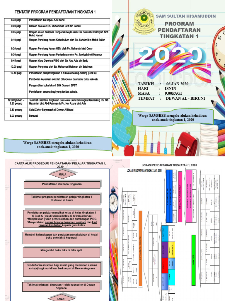 Buku Program Pendaftaran Tingkatan 1 2020 Pdf