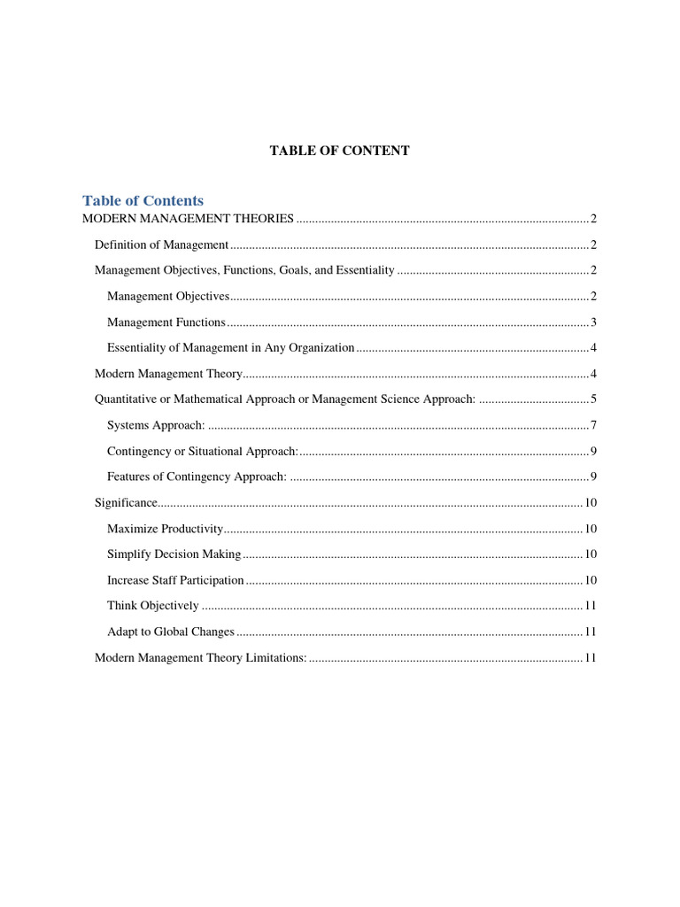 Modern Management Theory 201 | PDF | System | Goal Modern Management Theory 201 | PDF | System | Goal