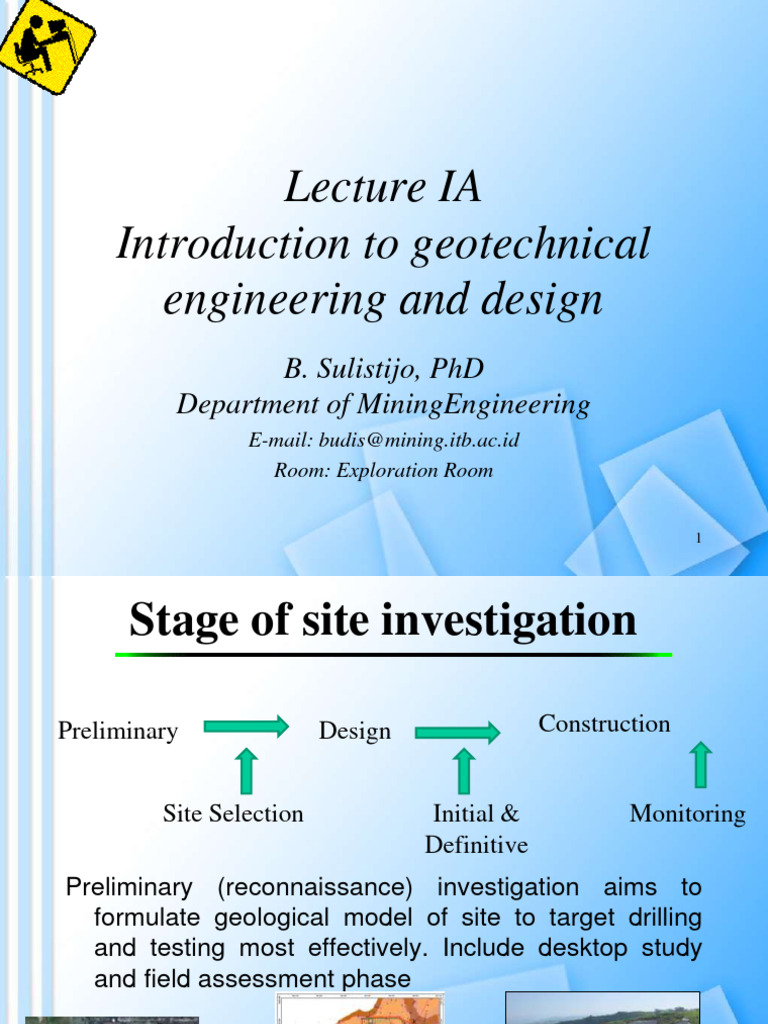 Geotechnical Engineering Intro | PDF | Geology | Geotechnical Engineering