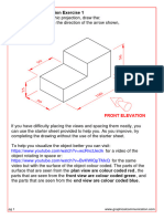 First Angle Orthographic Projection Guide | PDF | Classical Geometry ...