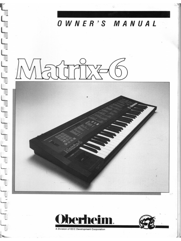 Matrix6 Manual | PDF
