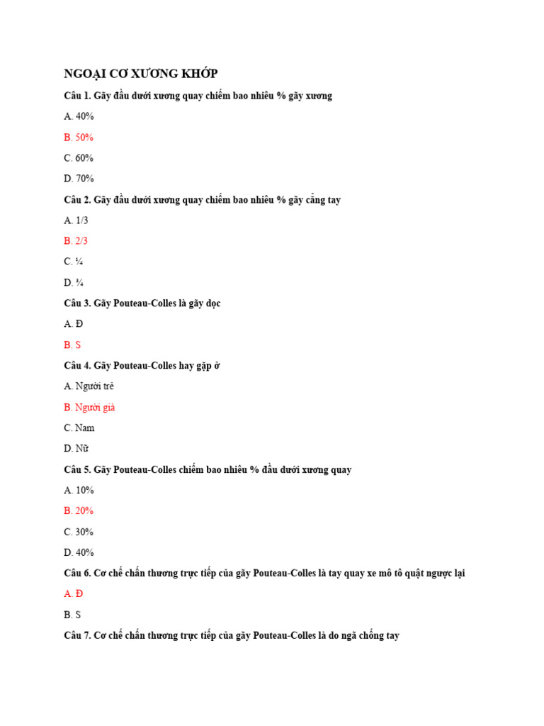 Ngo I Cơ Xương KH P | PDF