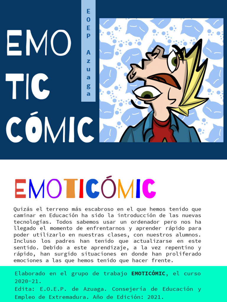 Historietas sobre emociones en TIC | PDF | Las emociones | Ansiedad