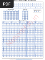 OMR Sheet 50 Questions PDF | PDF | Writing Implements | Writing