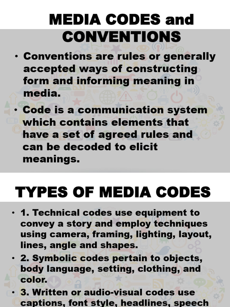 Media Language and Conventions | PDF | Semiotics | Human Communication