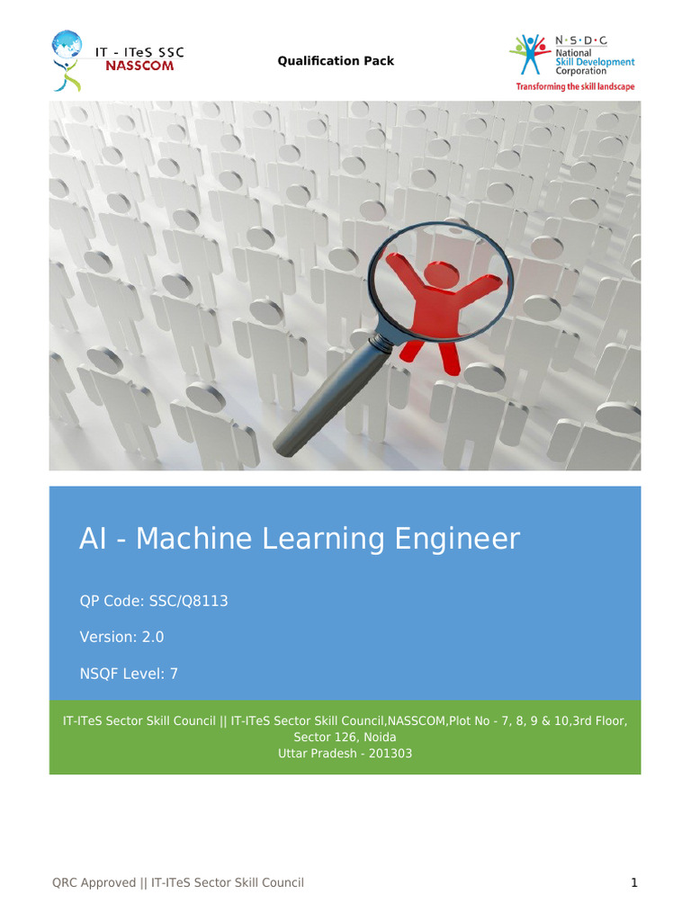 QP - SSC - Q8113 - v2.0 - AI Machine Learning Engineer | PDF | Source ...