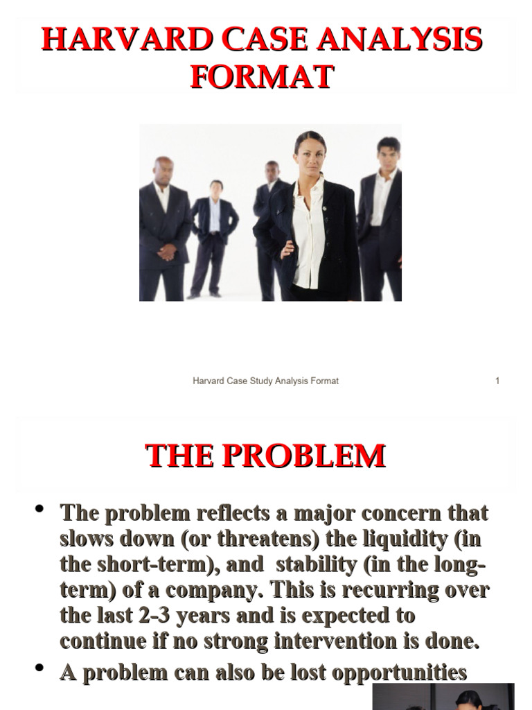 HARVARD Case Analysis Format Guide | PDF | Swot Analysis | Business ...