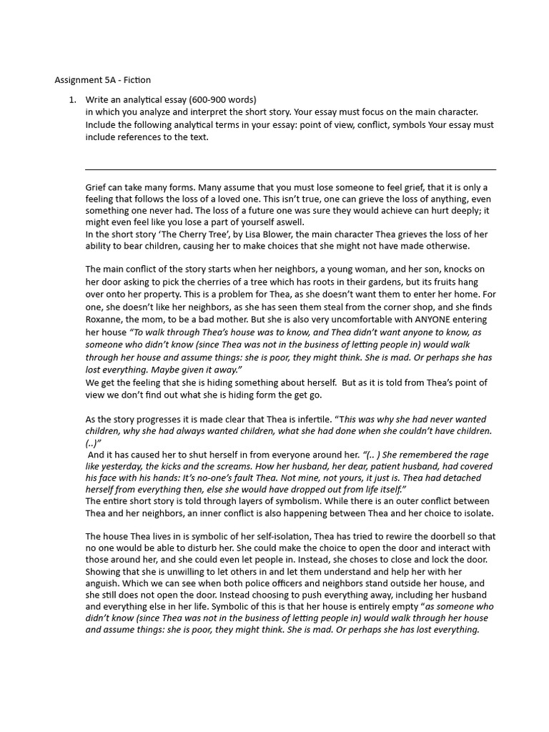 Assignment 5A | PDF | General Fiction