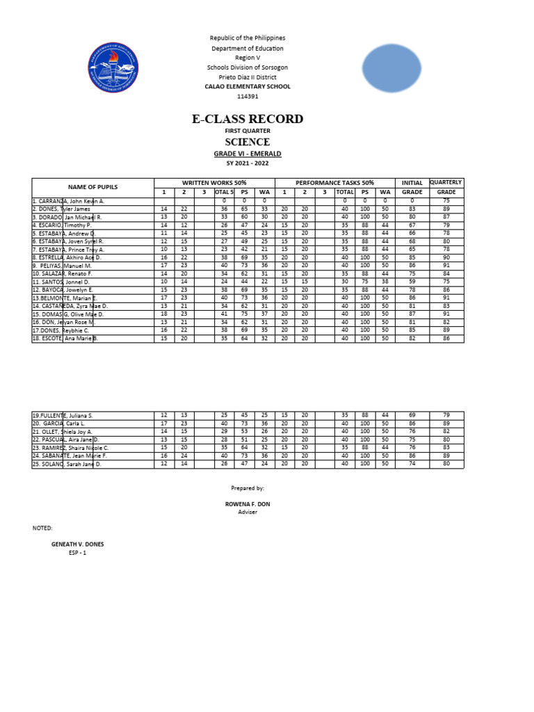 E-Class Record 2 Emerald | PDF