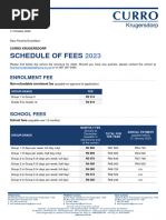Fee Structure 2025 | PDF