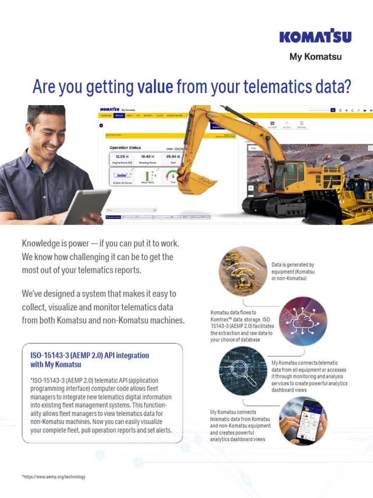 My Komatsu - Telematics - ISO - Brochure - English EN-MKTelematicISO ...